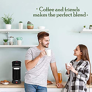 Mixpresso 2 in 1 Coffee Brewer, Single Serve Coffee Maker K Cup Compatible & Ground Coffee, Personal Coffee Maker,Compact Size Mini Coffee Maker, Quick Brew Technology (14 oz) (black)