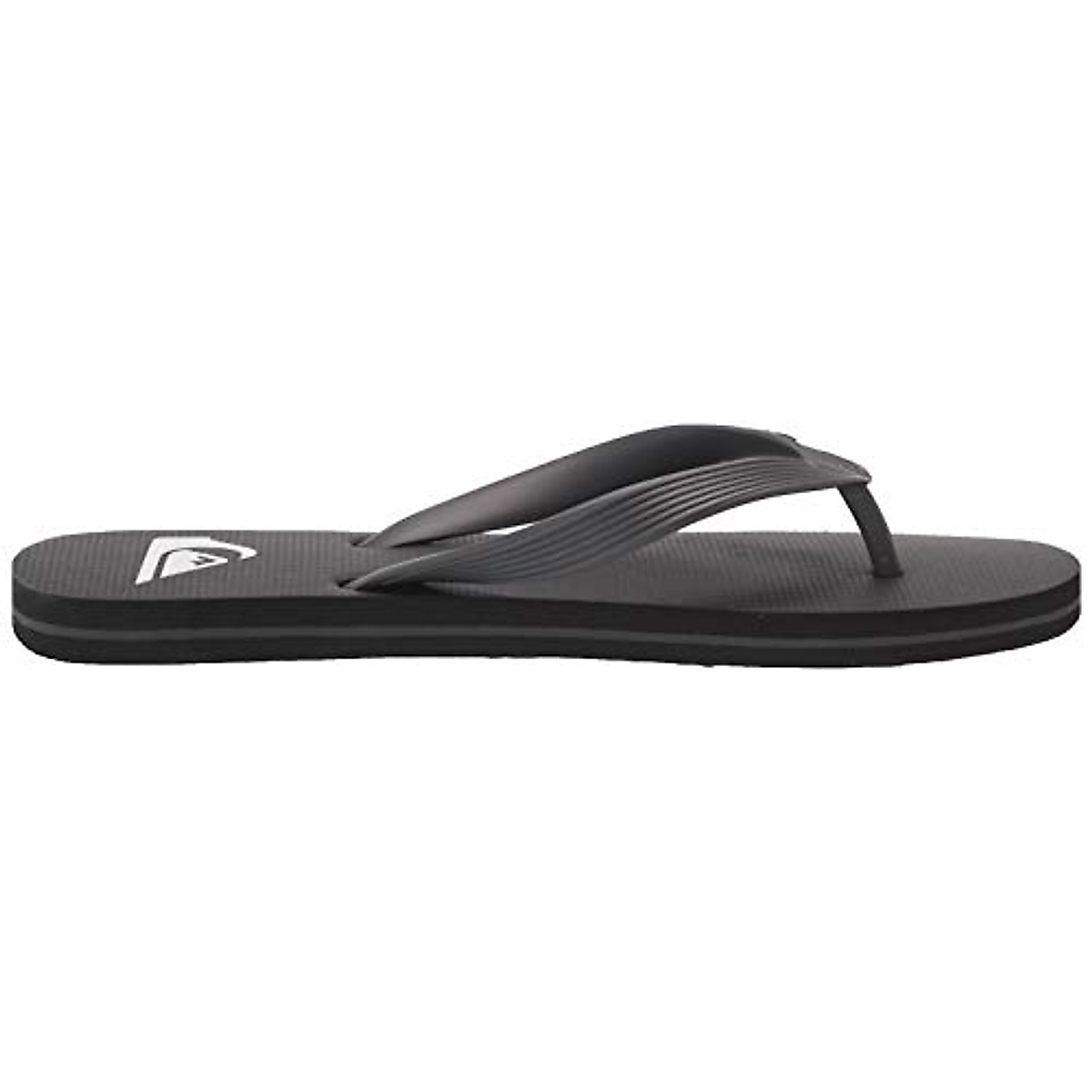 Quiksilver Men's Molokai 3 Point Flip Flop Sandal, Black 1, 11