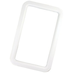 JR Products 11011 White RV Deluxe Entry Door Window Frame