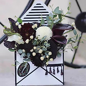 Elsjoy Set of 10 Florist Bouquet Envelope Boxes, 10 Styles Flower Bouquet Packaging Gift Paper Boxes for Wedding, Party, Birthday, Mother's Day