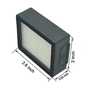 Replacement Filters Compatible with iRobot Roomba e, i, & j Series E5(5150) E6(6198) i3(3150) i3+(3550) i4(4150) i4+ i6 i6+(6550) i7(7150) i7+(7550) j7(7150) j7+(7550) Plus Robot Vacuums-6Pack