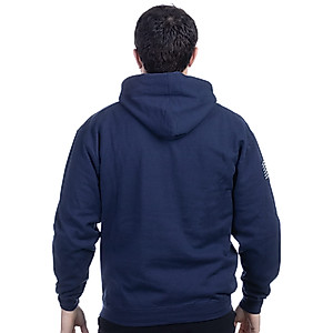 Ann Arbor T-shirt Co. U.S. Air Force Hoody | Licensed United States Airforce Tee Shirt, USAF Airman Veteran Hooded Hoodie - (Hoodie,XL)