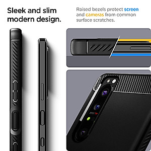 Spigen Rugged Armor Designed for Xperia 1 III Case (2021) - Matte Black