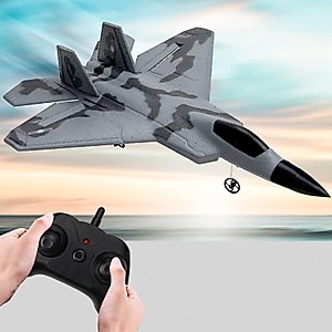 RC Plane - 2 Channels Remote Control Airplane Ready to Fly,RC Airplane with 6-Axis Gyro,Remote Control Plane for Kids Boys Adults Beginner Girls,Easy to Fly RC Jet