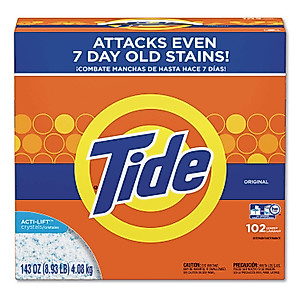Tide 85006 2-Piece/Carton 143 oz. Box Laundry Detergent Powder - Original Scent