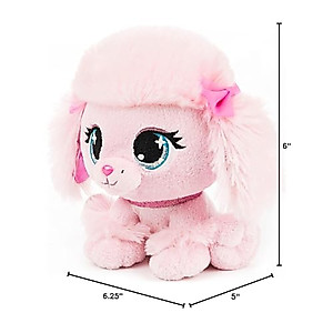 GUND P.Lushes Designer Fashion Pets Pinkie Monroe Poodle Premium Dog Stuffed Animal Soft Plush, Pink, 6”