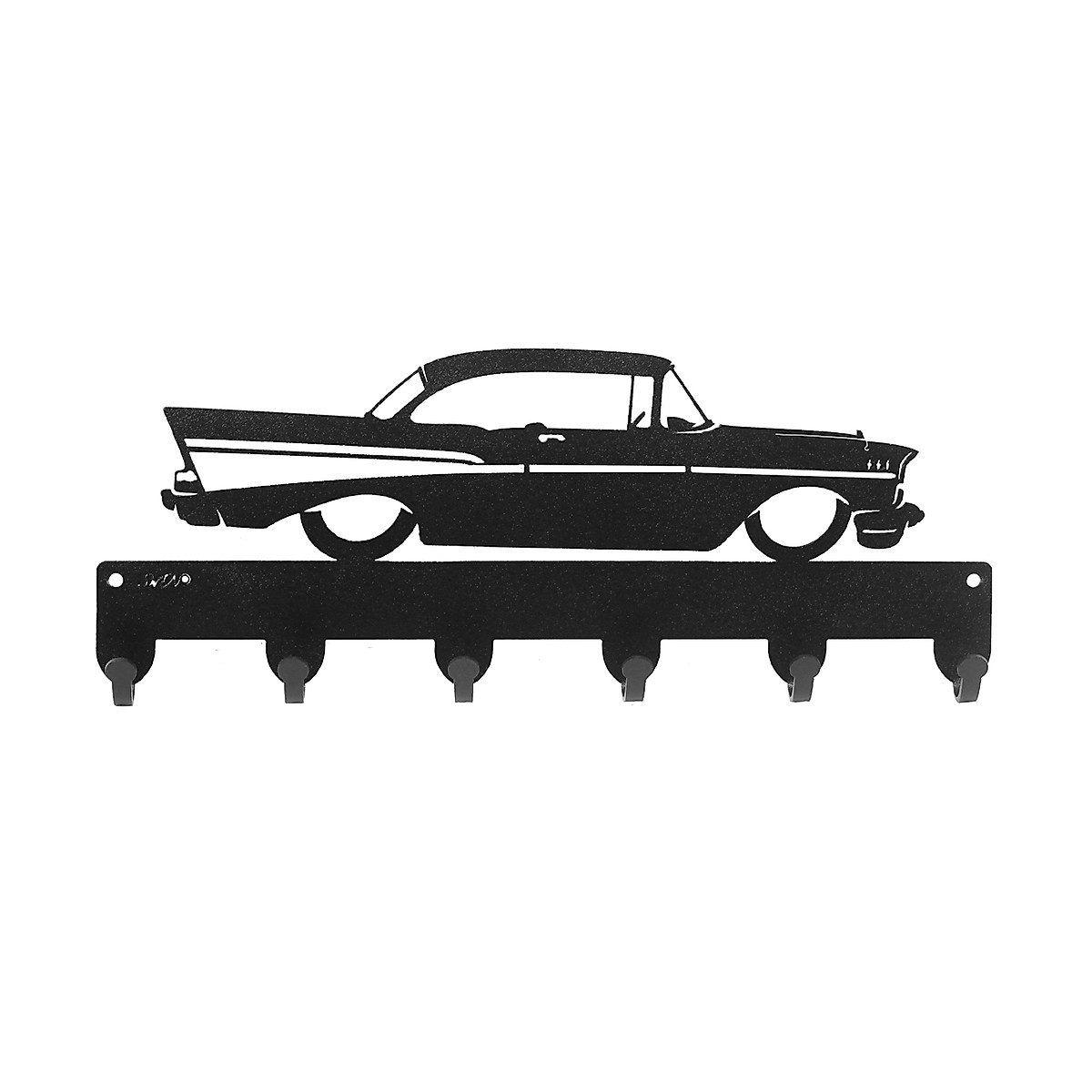 SWEN Products Farrell - 57 Chevy Key Metal Key Chain Hanger - Leash Holder