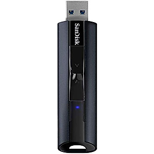 SanDisk Extreme PRO 256GB USB 3.2 Solid State Flash Drive for High Speed Transfer 420MB/s Read Speed - Works with Computers, Laptops (SDCZ880-256G-G46) Bundle with (1) Everything But Stromboli Lanyard