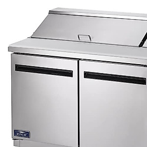 Arctic Air AST72R 71.5-Inch 3-Door Refrigerated Sandwich/Salad Prep Table, 115v