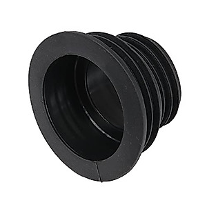 RDEXP 2X Drain Pipe Seal Hose Plug Washing Machine Drain for Bathroom Kitchen Black