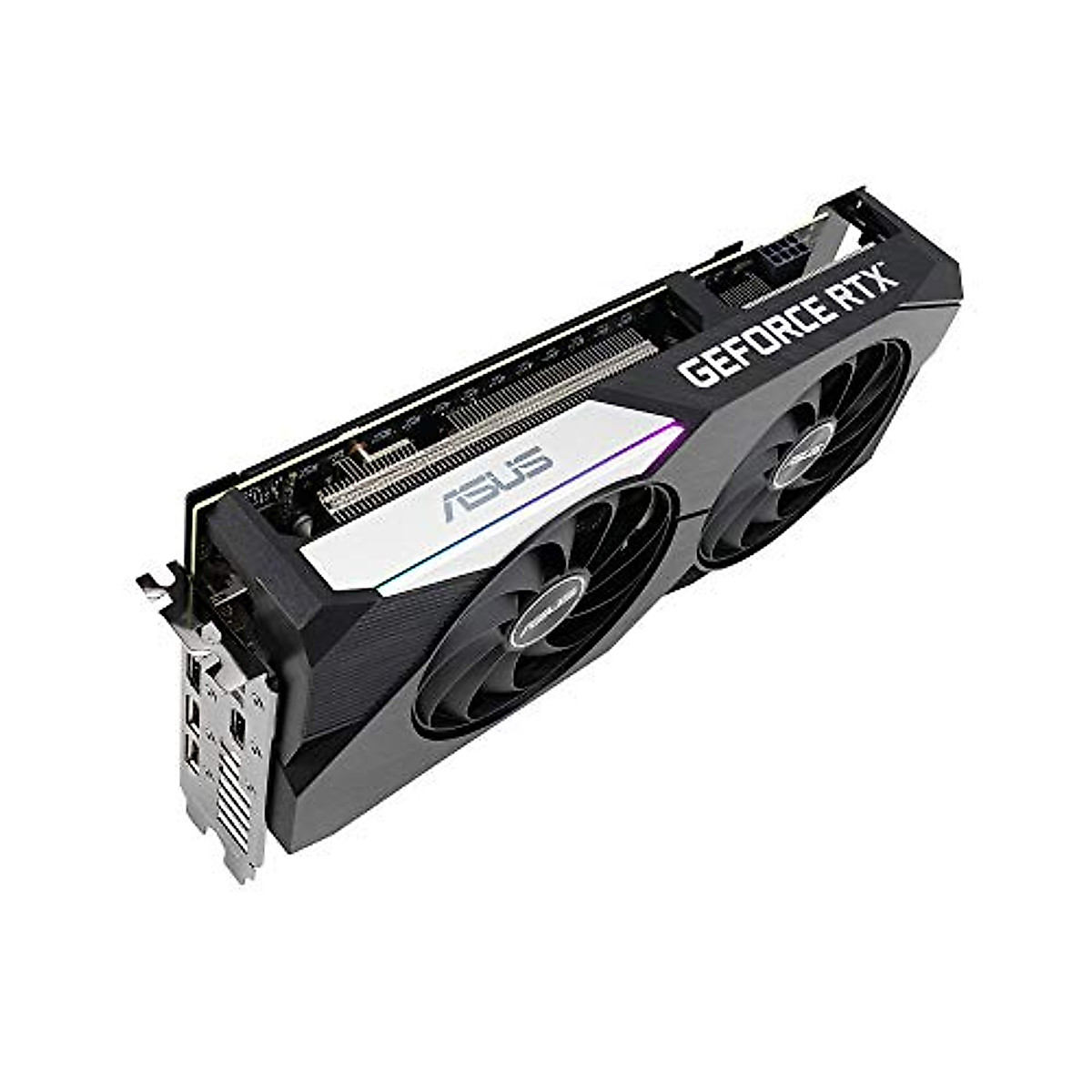 ASUS Dual NVIDIA GeForce RTX 3060 Ti OC Edition Gaming Graphics Card (PCIe 4.0, 8GB GDDR6 Memory, HDMI 2.1, DisplayPort 1.4a, Axial-Tech Fan Design, Dual BIOS, Protective Backplate, GPU Tweak II)