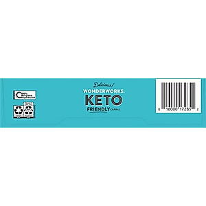 Peanut Butter Wonderworks Keto Friendly Breakfast Cereal, Keto Friendly Snack, 1g sugar, 10.6 oz