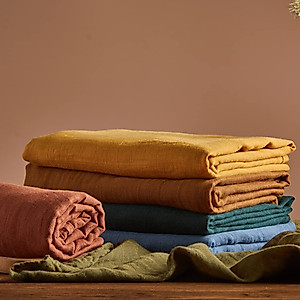 Muslin Baby Swaddle Blankets,Set of 4 Cotton Neutral Newborn Soft Receiving Blanket Swaddle Wrap for Boys & Girls,Forest Theme (47” x 47”)