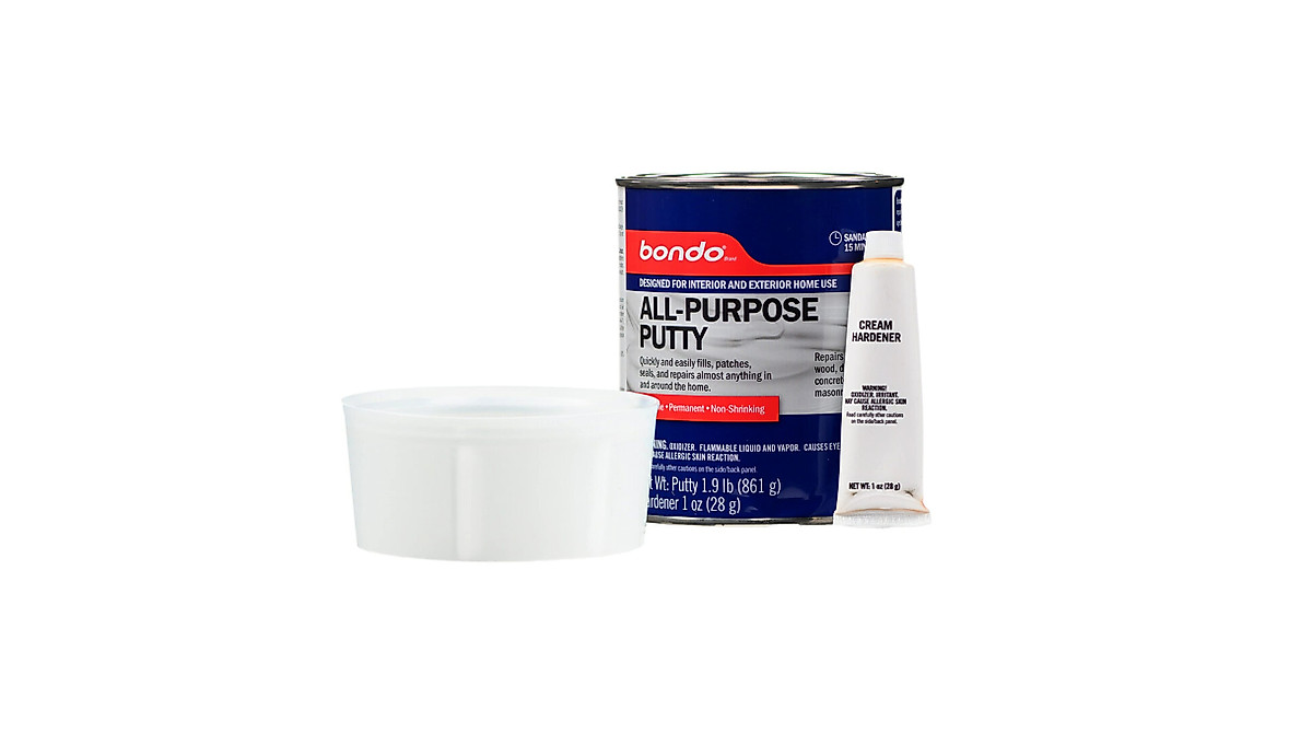 Bondo All-Purpose Putty – Fast, Permanent, Paintable