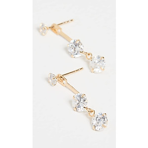 SHASHI Women's Versailles Earrings, Gold, One Size