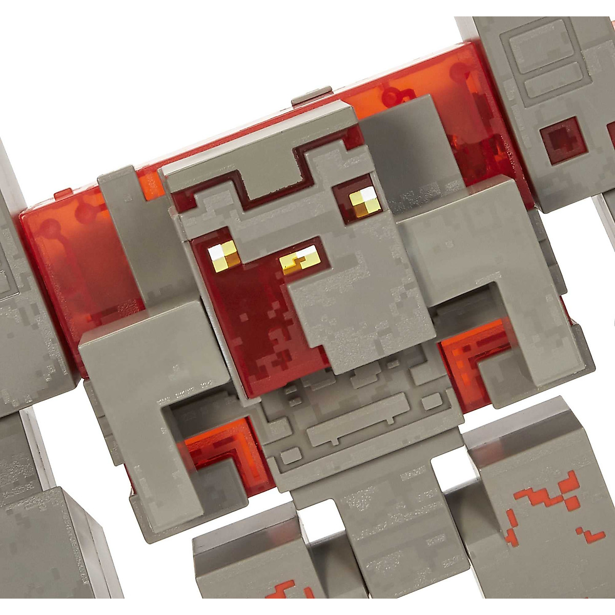 Minecraft Dungeons Redstone Monstrosity, Large Battle Figure (10-inch by 7.3-inch), Action and Adventure Toy Based on Video Game, Gift for Kids Age 6 and Older