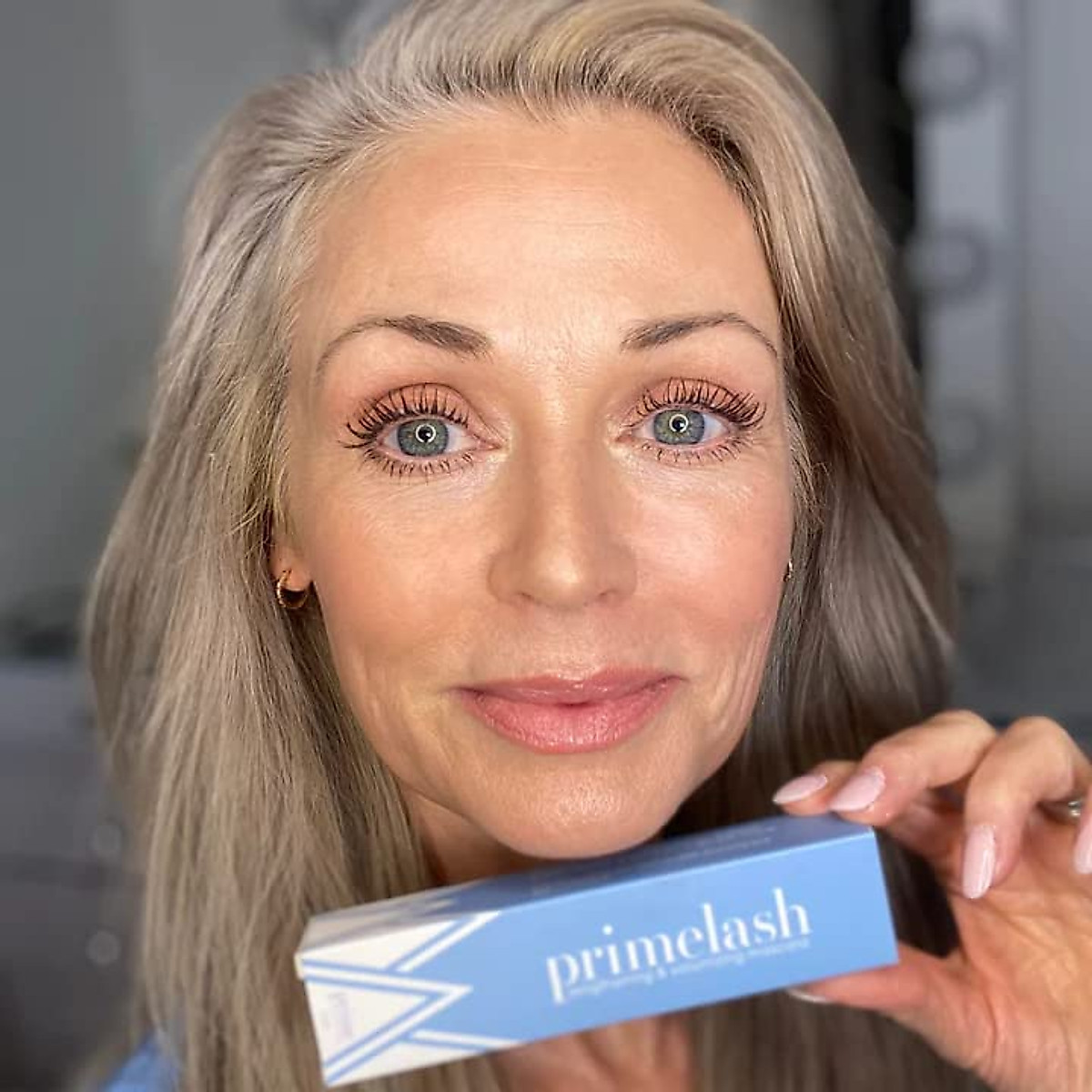 Prime Prometics PrimeLash Mascara for Women over 50 – Volumizing, Incredible Length in 2 Coats – Long-Stay, Zero Clumps, Hypoallergenic (Black)