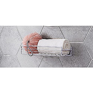 Shower caddy rack corner adhesive shower caddies shelf for inside bathroom shower storage holder bathtub organizer shower storage rack No-drilling White 2-pack HFANFI TZWJ-W