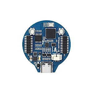 Coolwell RP2040 MCU Board with 1.28inch LCD,Round Shape, Accelerometer and Gyroscope Sensor,30 × Multi-Function GPIO Pins