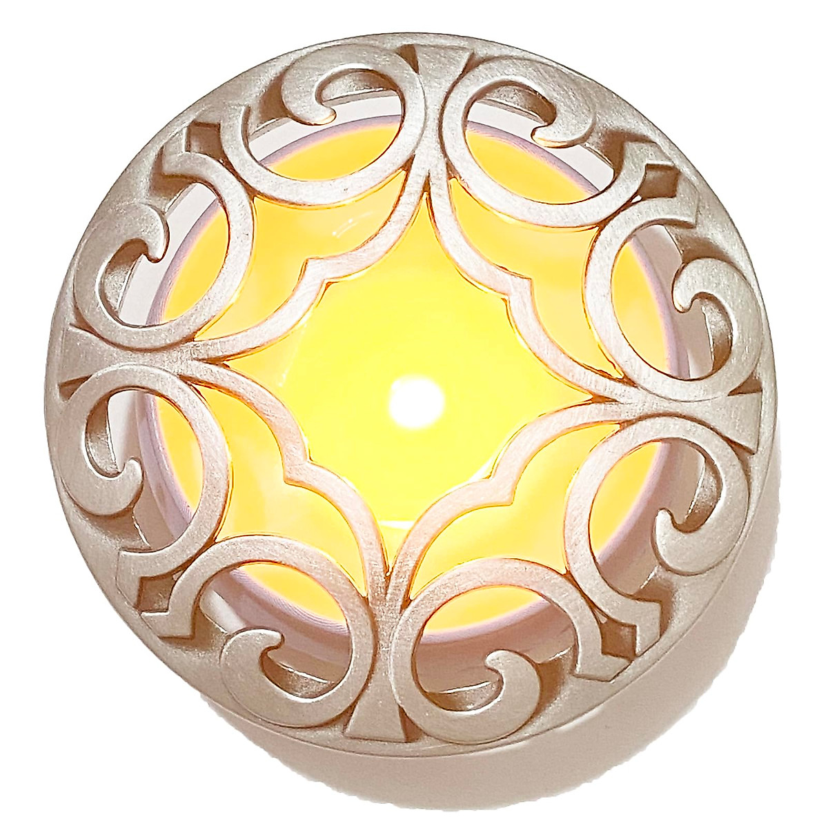 Jar Candle Toppers Scented Candles Cover, Candle Topper Space Embellish for Candle Jars, Candles Gifts for Women Candle Accessories Jar Candle Lid, Prevent Touch Help Jar Candles Melt Evenly Space