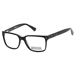 Kenneth Cole KC0786 Eyeglass Frames - Matte Black Frame, 53 mm Lens Diameter KC078653002