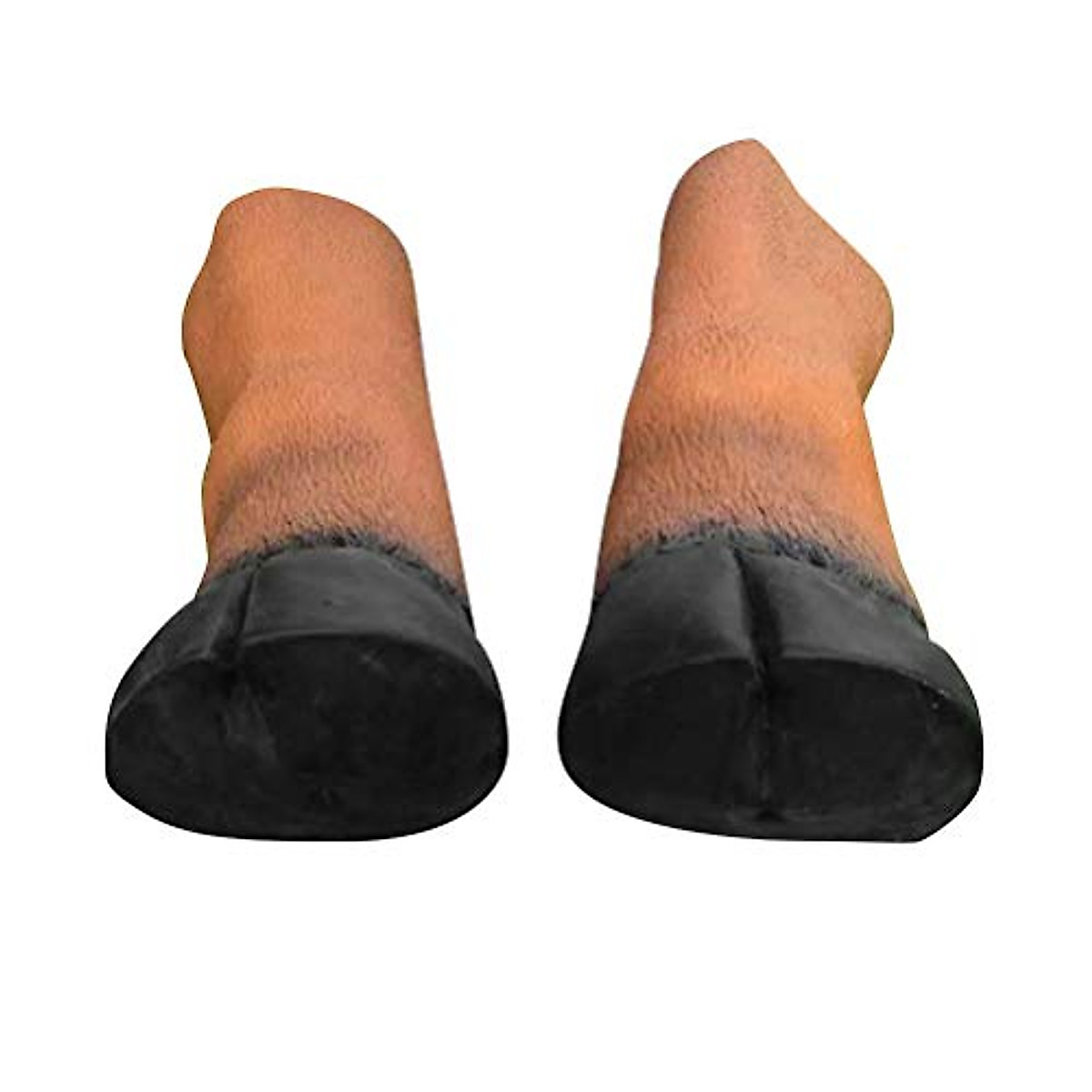 Amosfun Halloween Latex Rubber Horse Hooves Gloves Animal Glove Halloween Party Adult Costume Props (Light Brown) Party Favors