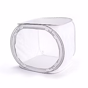 Photomyne Professional Photo Studio Shooting Tent | Photo Light Tent | Photo Light Box | Light Cube Diffusion - White (19X19 inch)