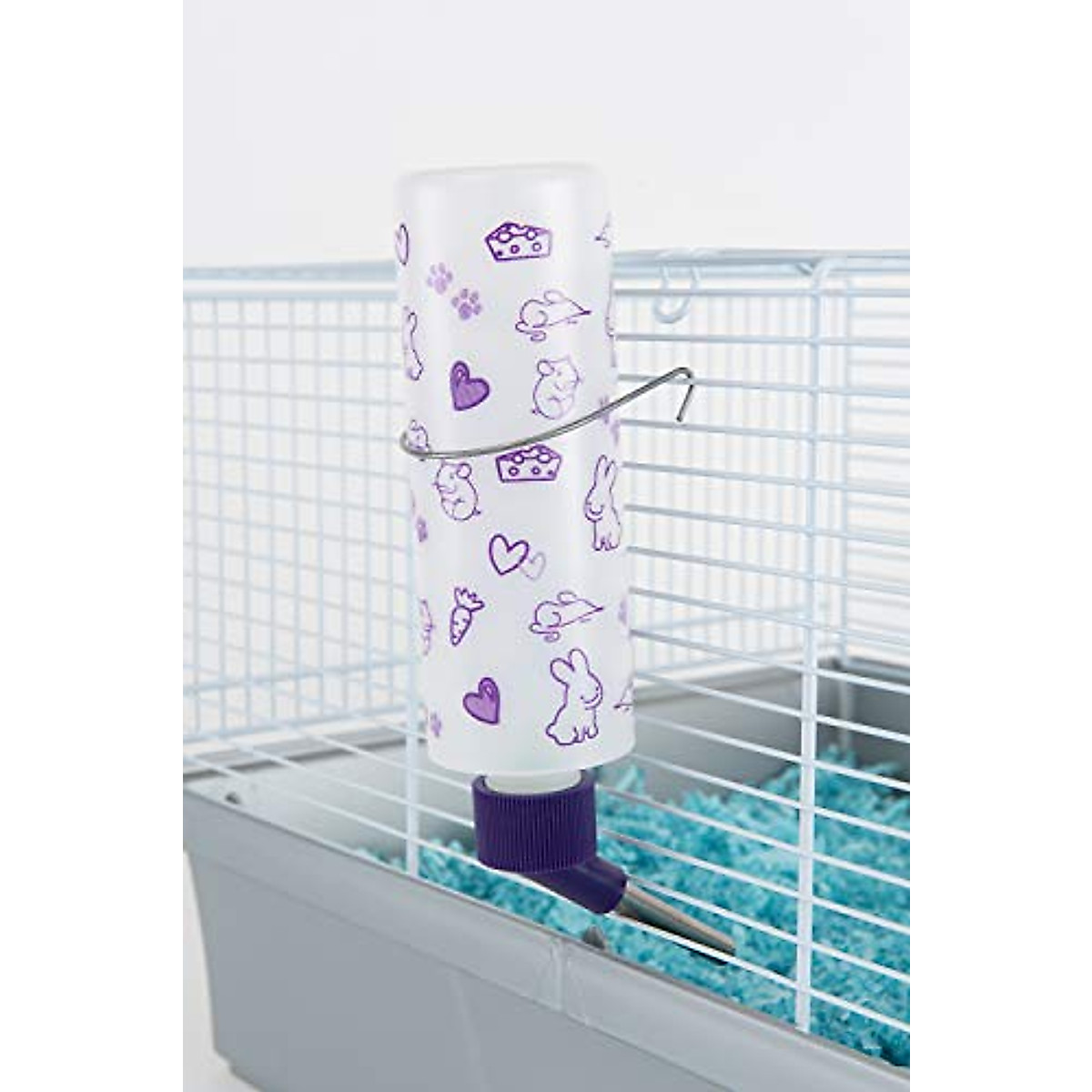 Lixit Weather Resistant Cage Water Bottles for Rabbits, Ferrets, Guinea Pigs Hamsters and Other Small Animals. (8-Ounce)