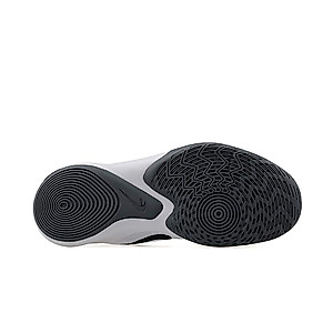 Nike Unisex-Adult Precision III Basketball Shoe, White/Black, 3.5 Regular US