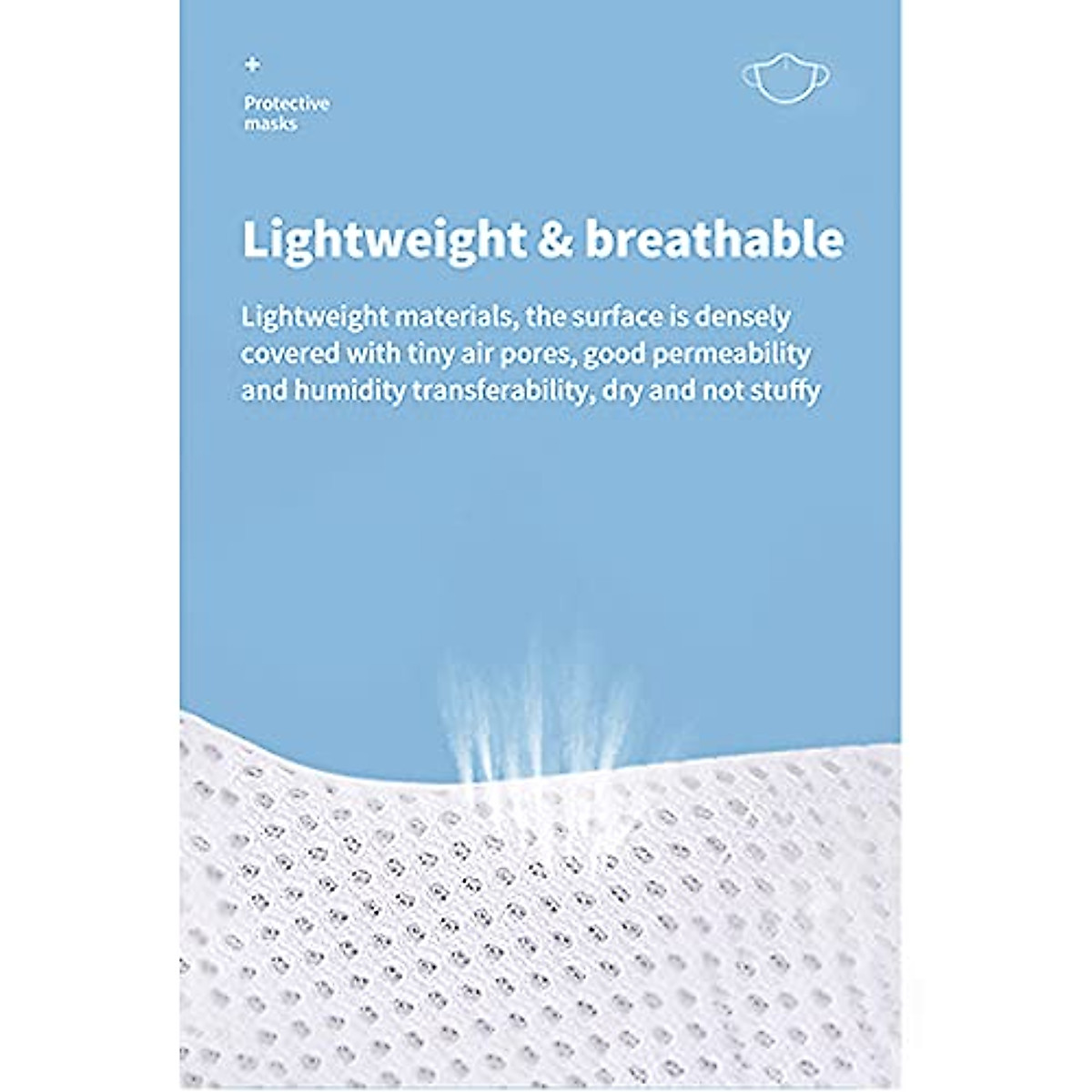 2,000pcs Disposable Face Masks- 3 Ply Breathable Mask For Adults (40 Packs of 50)