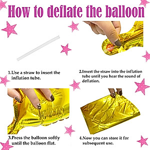 20 PCS Pink Girl Party Balloons,Hot Pink Party Decorations,Girl Cartoon Style Birthday Helium Balloons,High Heels Party Supplies,Makeup Theme Party Decoration Set for Makeup Party