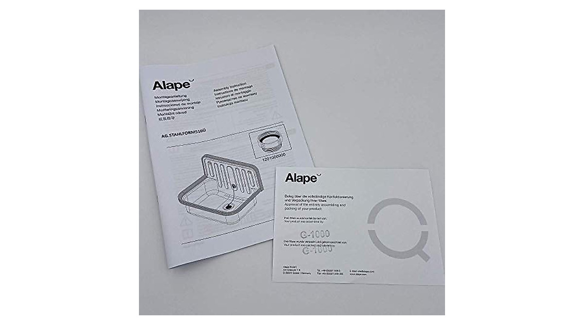 Alape Bucket Sink & Drain Bundle - Stylish Utility Solution