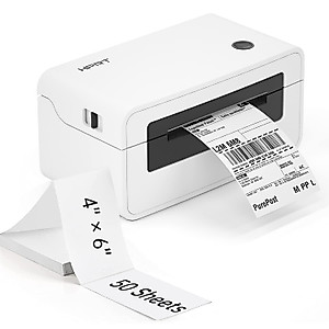 PRT Thermal Shipping Label Printer with Labels - 4x6 Label Printer, Thermal Label Maker, Compatible with Shopify, Ebay, UPS, USPS, FedEx, Amazon & Etsy, Support Multiple Systems