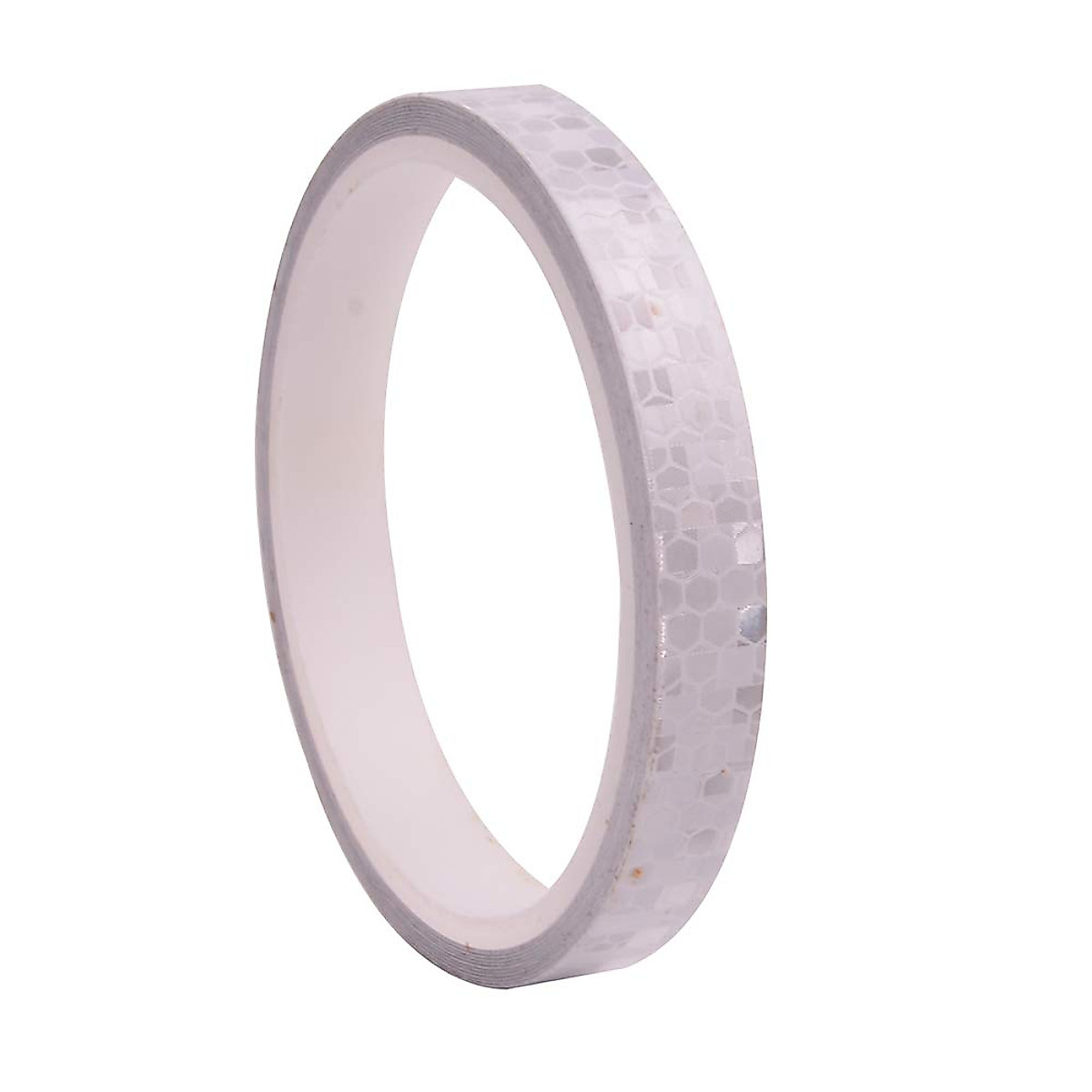 Brightplus Reflective Tape White 0.5" X10'-Waterproof Self-Adhesive Trailer Reflector Tape-Reflective Tape for Trucks,Trailers,Cars.Warning Caution Conspicuity Tape