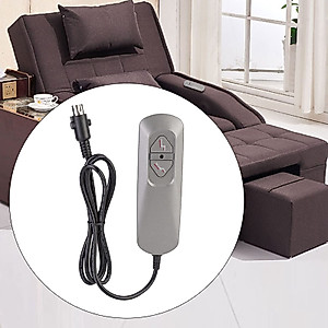 Lazmin112 2 Buttons Electric Sofa Controller, Lift Chair Electric Remote Control, 5V 1.8m Power Recliner Replacement Controller, for Lift Chair and Electric Sofa