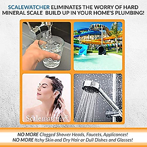 Scalewatcher 4 Original Electronic Descaler | USA Made & Patented Hard Water Softener/Conditioner Alternative | 700mA Chemical and Salt-Free Electric Limescale Preventer and Remover