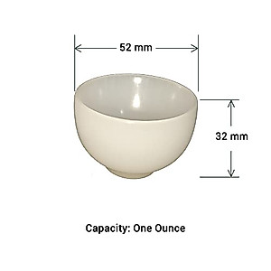 LLY Small Tea and Liquor Cups, Natural Jade Cup Kung Fu Teacups, One Ounce Capacity, A High-Grade Gift for Business and Ceremony (Suet Jade)