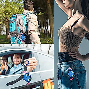 Bevulsel Replacement Case for Airpods 3 Earphone Case Cover Cute Stitc(2021), Funny Fashion Protective Silicone for AirPods Gen 3 Case Accessories Set Kit w/Ring for Teens Girls Kid(Big Ear)