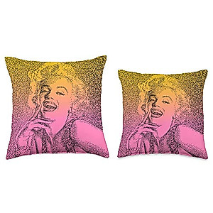 Monroe Magic Gift Shop Marilyn Beautiful Dot Design Throw Pillow, 18x18, Multicolor