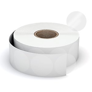 1 inch 1000 Pcs Clear Circle Package Seals Stickers Envelope Seals for Mailing, Misofuki Transparent Round Wafer Seal Labels Envelope Tab Sealer and Retail Package Self Adhesive Seal Label Sticker