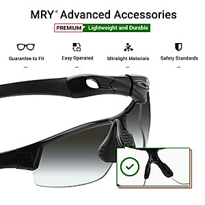 Mryok Replacement Nosepiece Nosepad for Oakley Radar Path EV RadarLock Sunglass - Black