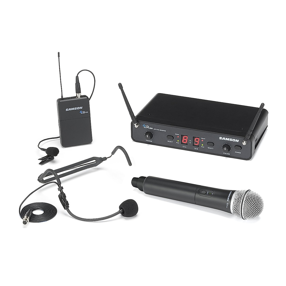 Samson Concert 288 All-In-One Dual-Channel Wireless System (Channel H)