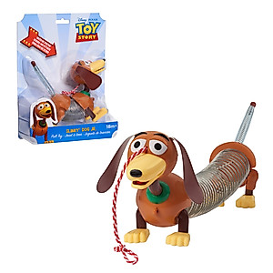 Disney and Pixar Toy Story Slinky Dog Jr Pull Toy, Toys for 3 Year Old Girls and Boys, Kids Toys for Ages 18 Month by Just Play