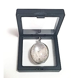 Black Transparent 3D Floating Frame Display Holder/Box/Frames for Challenge Coins, AA Medallions, Antique, Jewelry,Gift, 2.75 x 2.75 x 0.75 Inches (Set of 3 pcs)