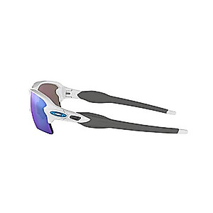 Oakley OO9188 Flak 2.0 XL Sunglasses + Vision Group Accessories Bundle mens(Polished White/Prizm Sapphire (918894)
