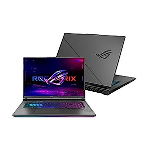 EXCaliberPC 2023 ASUS ROG Strix G18 G814JI-CS94 (i9-13980HX, 16GB RAM, 1TB NVMe SSD, RTX 4070 8GB, 18" QHD+ 240Hz 3ms, Windows 11) Gaming Notebook
