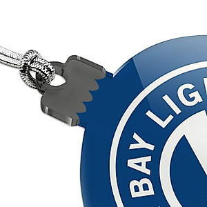 NHL Tampa Bay Lightning Logo Acrylic Christmas Tree Holiday Ornament