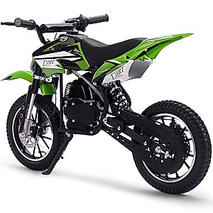 MotoTec DB-01 50cc 2-Stroke Kids Gas Dirt Bike Green
