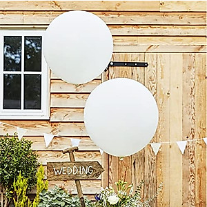 15pcs Latex Big Balloons 24 Inch White Large Balloons Giant Heavy Duty Balloons for Wedding Baby Shower Birthday Party New Year's Day Decorations