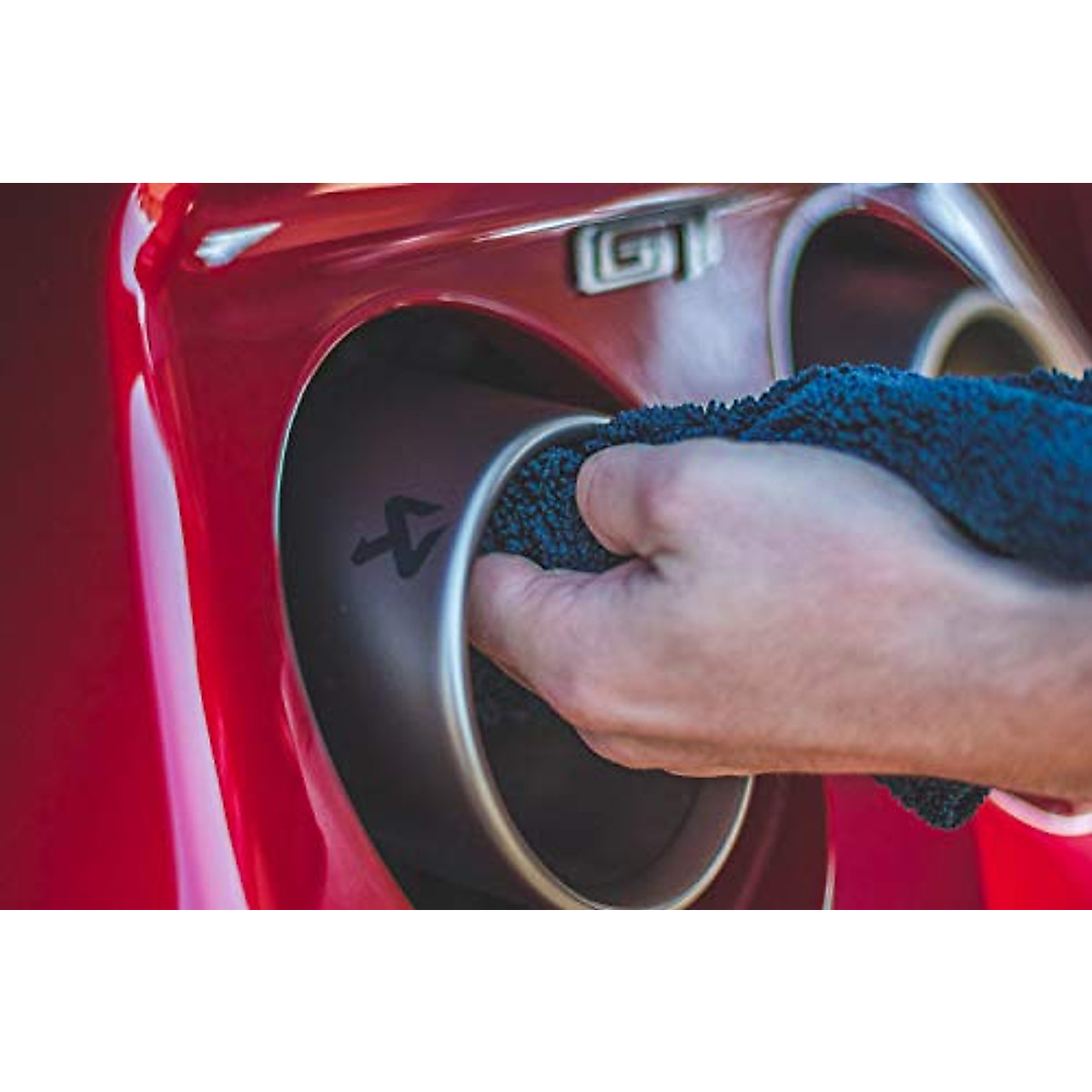 The Rag Company - Creature Edgeless Auto Detailing Towels (10-Pack) Professional 70/30 Blend, Dual-Pile Plush Microfiber, Buffing & Polishing, 420gsm, 16in x 16in, Black